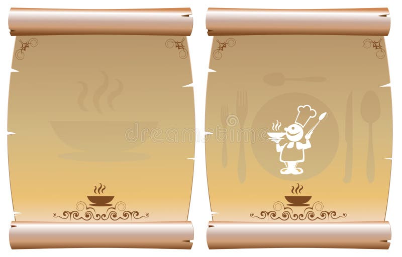 Menu del ristorante illustrazione vettoriale. Illustrazione di consumo ...