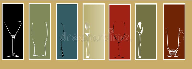 Menu design elements stock vector. Illustration of diner - 22668197