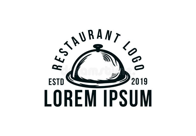 Menu Design Food Drink Dishes, Restaurant Logo. Stock Vector ...