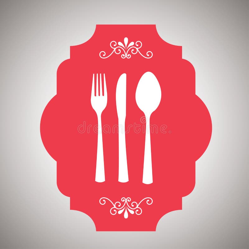 Menu design stock vector. Illustration of vintage, silhouette - 44859563