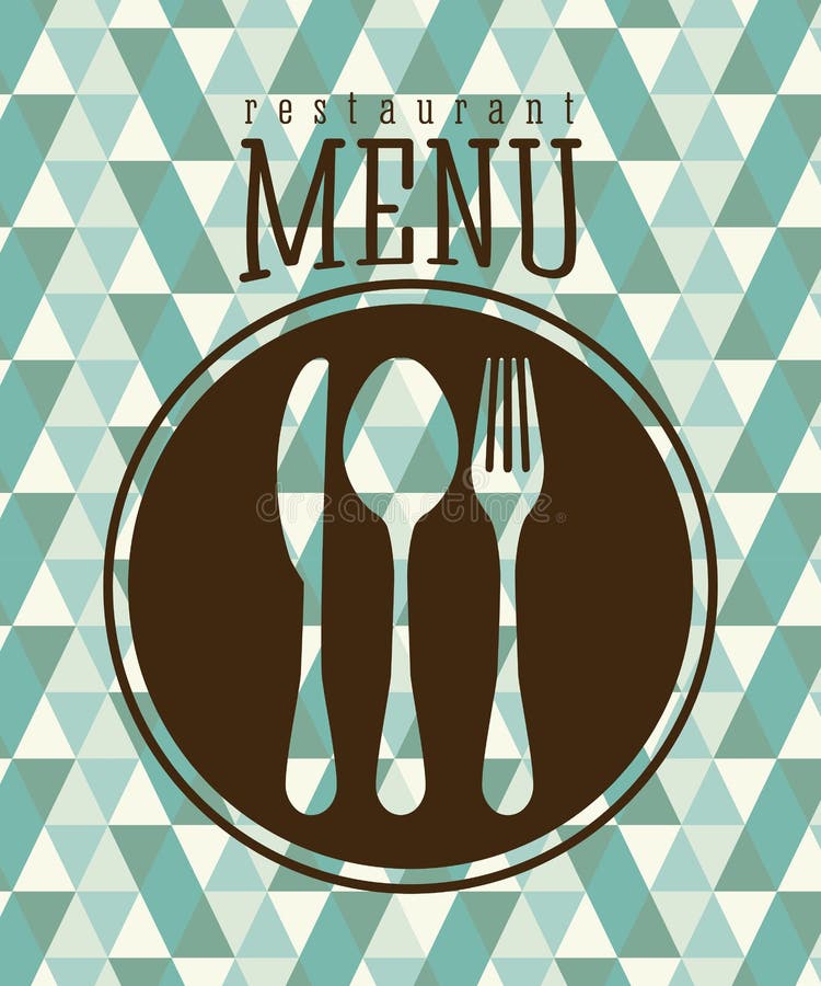 Menu design stock vector. Illustration of premium, food - 44860238