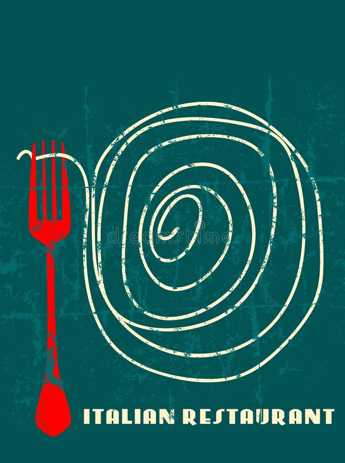Menu Design Italian Restaurant Stock Vector - Illustration of dish ...