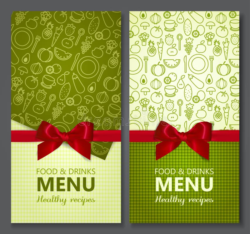 Menu Design Vector Template Stock Vector - Illustration of cafe ...