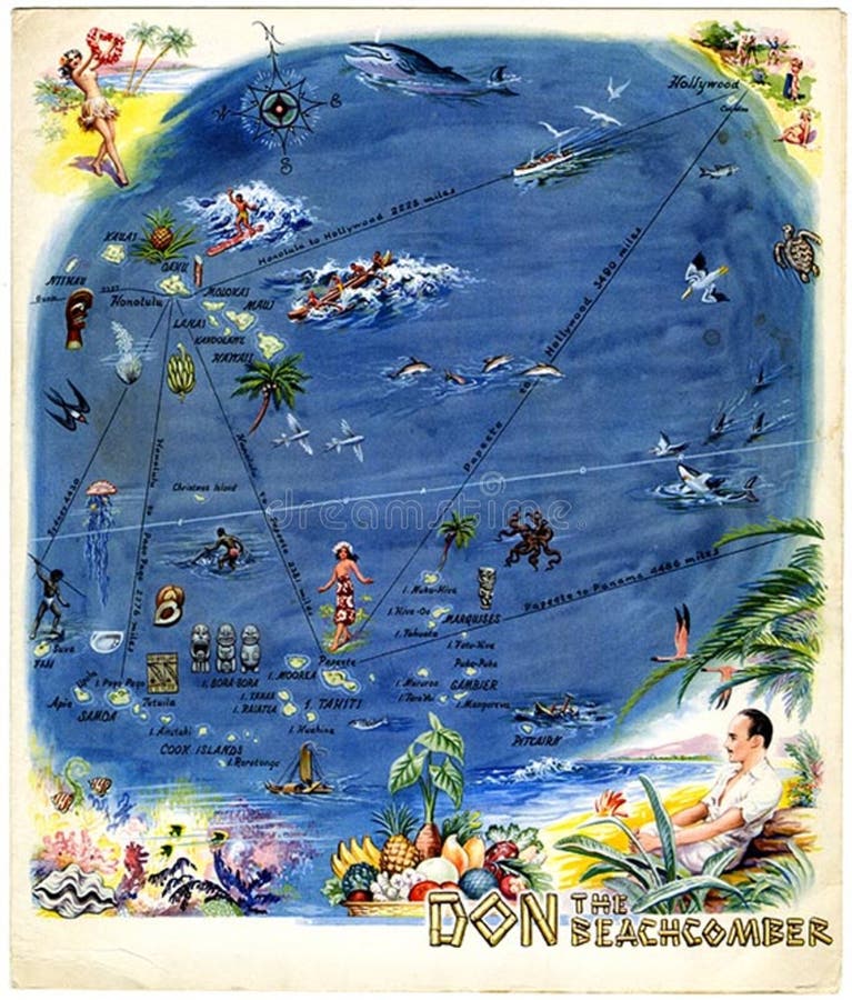 Menu, Don The Beachcomber, Hollywood [cover] Picture. Image: 221397515