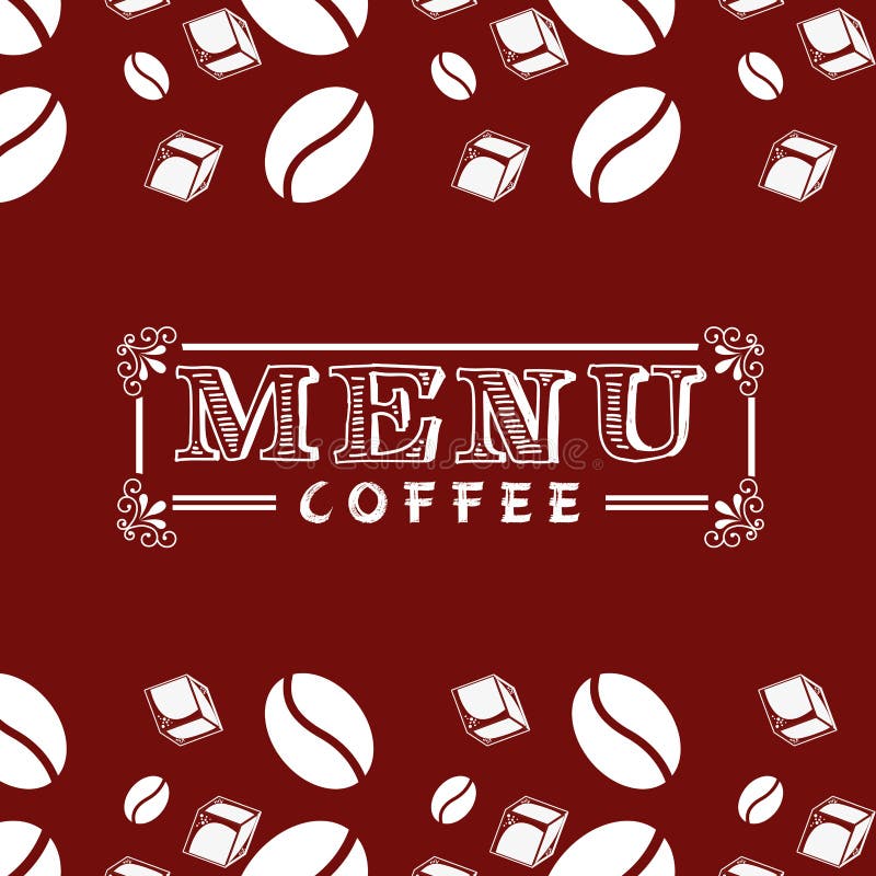 Menu good coffee stock vector. Illustration of cafe, restaurant - 59941857