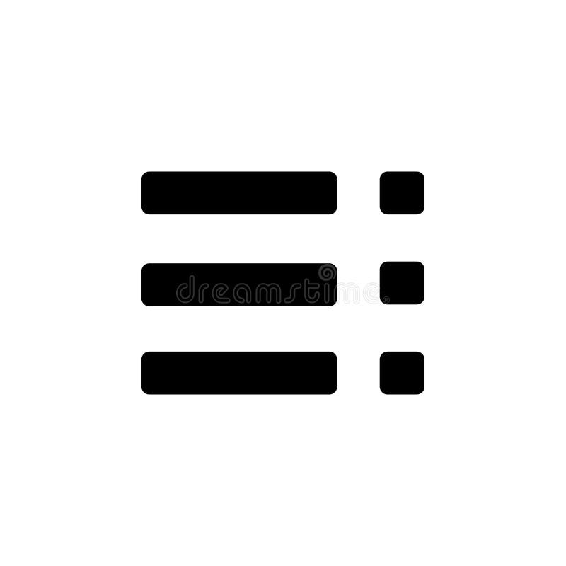 Menu Icon. Element of Minimalistic Icon for Mobile Concept and Web Apps ...