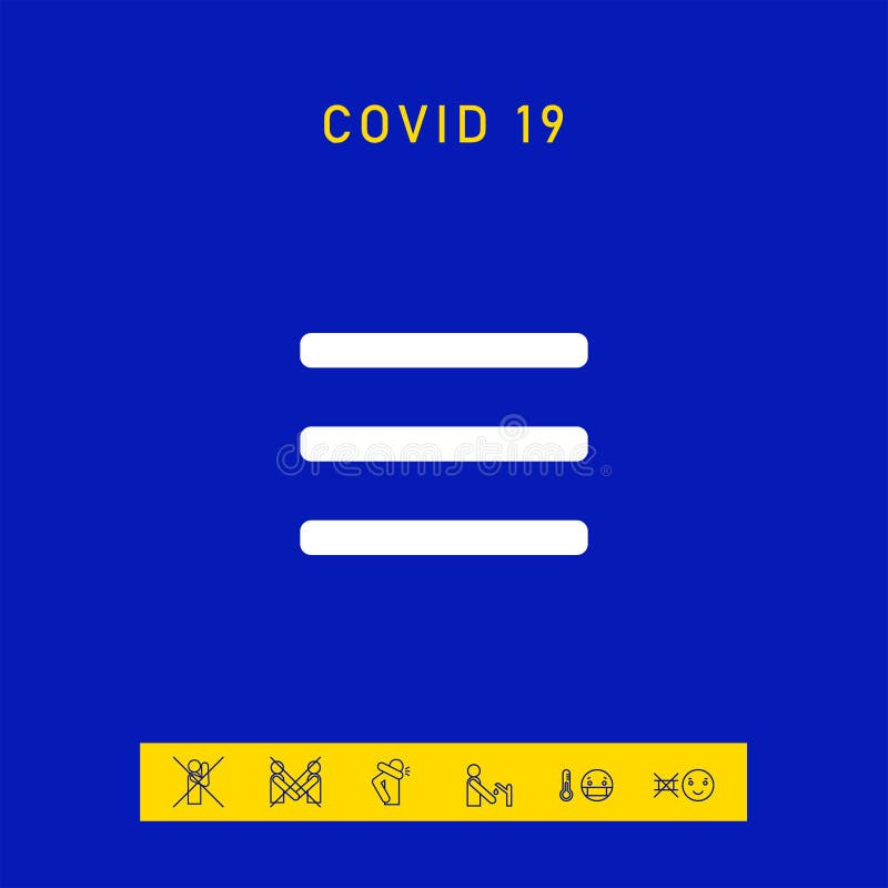 Menu Icon Symbol. Graphic Elements for Your Design Stock Illustration ...