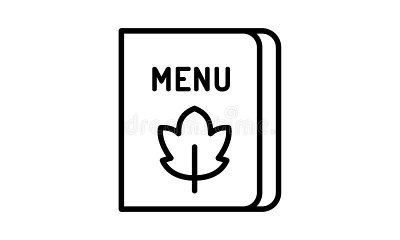 Menu Icon Thin Line Outline Linear Menu Symbol for Logo, Web, App, UI ...