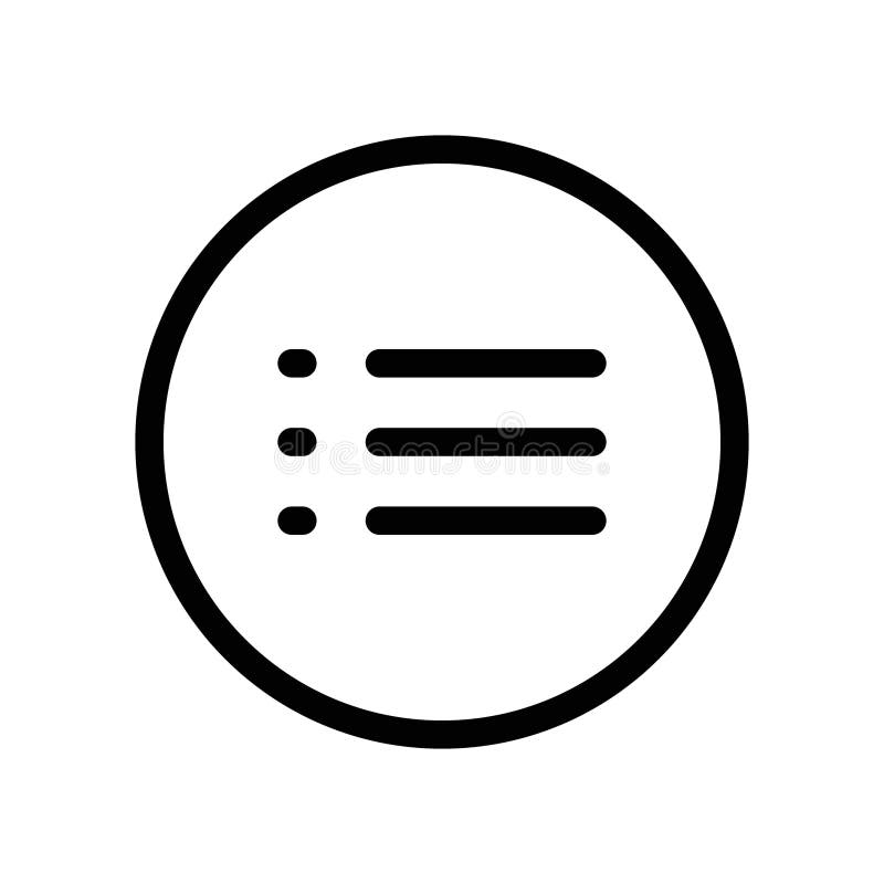 Navigation Menu Icon Ideal for Web and App Interfaces Stock ...