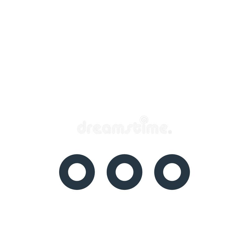 Menu Icon Vector from Ui Concept. Thin Line Illustration of Menu ...