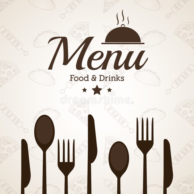 Menu icons design stock vector. Illustration of symbol - 64120646