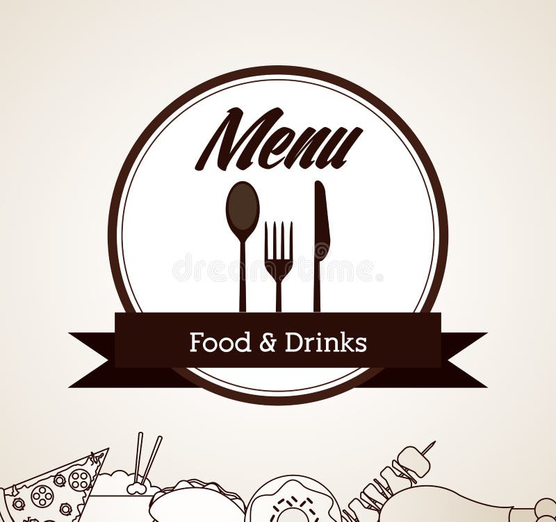Menu icons design stock vector. Illustration of menu - 64120805