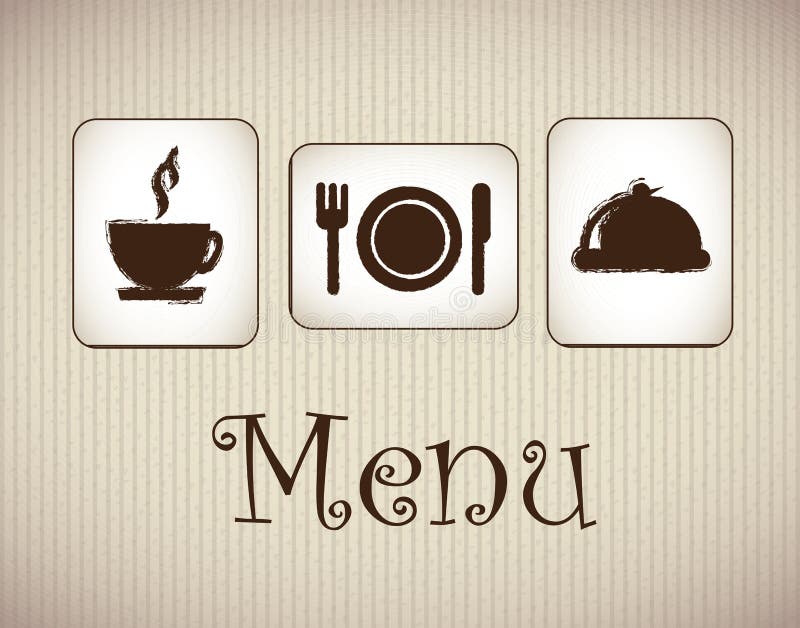 Menus cafe or restauran stock vector. Illustration of food - 23511077