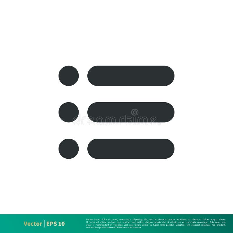 Menu Interface - UI Icon Vector Logo Template Illustration Design ...