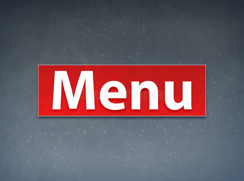 Menu Red Banner Abstract Background Stock Illustration - Illustration ...