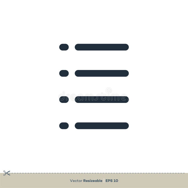 Menu Interface - UI Icon Vector Logo Template Illustration Design ...