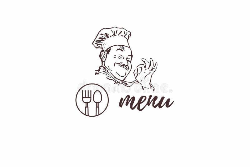 Menu logo stock illustration. Illustration of food, kitchen - 231447209