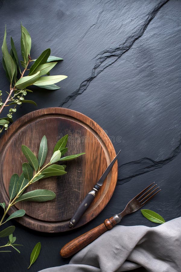 Menu Mockup with Copy Space for Text or Design Stock Illustration ...