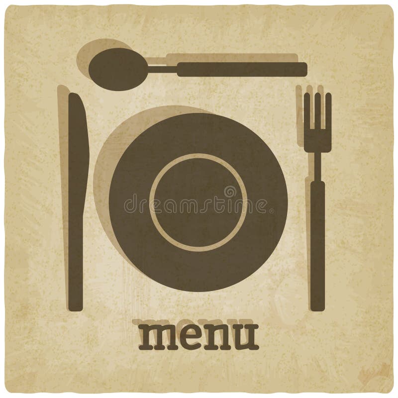 Menu old background stock vector. Illustration of branding - 36087279