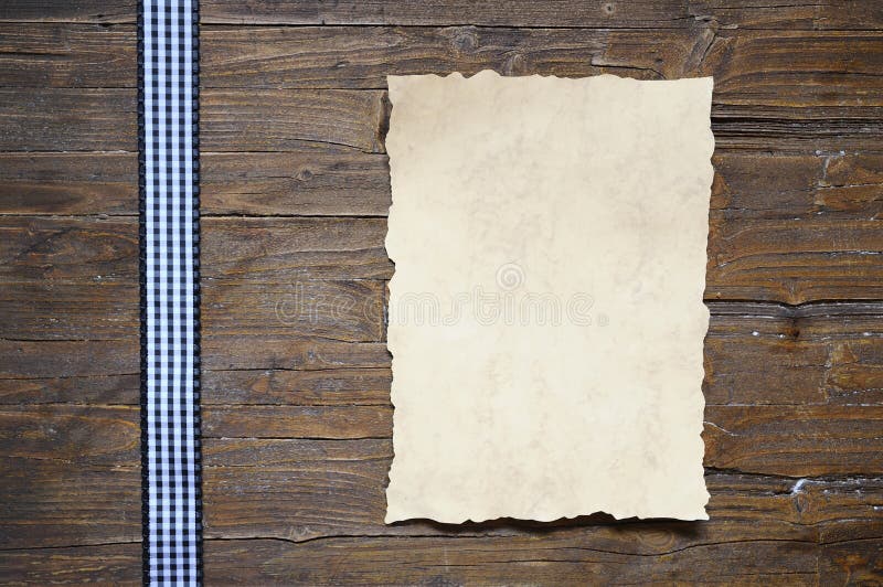 Menu. stock photo. Image of wooden, menu, paper, restaurant - 49687028