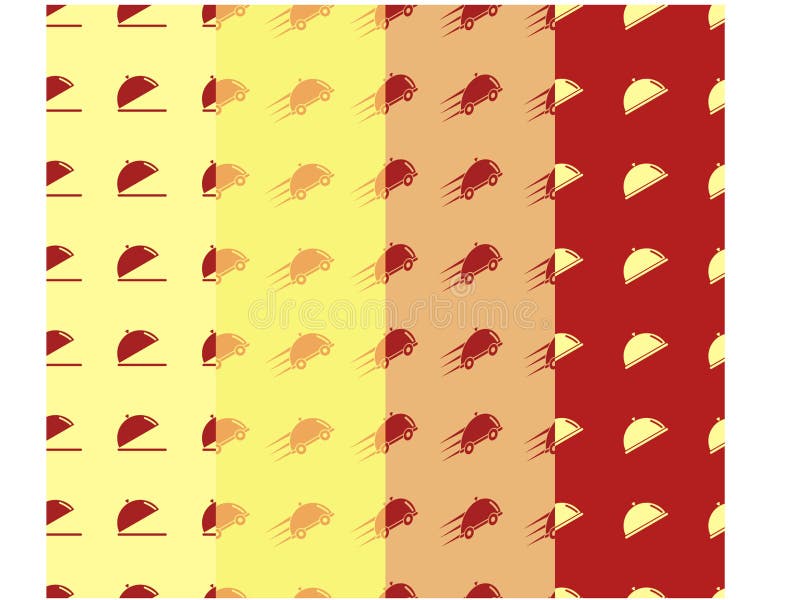 Menu pattern collection 1 stock illustration. Illustration of icon ...