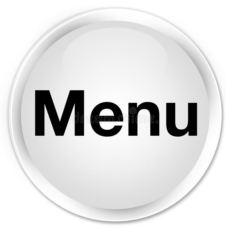 Menu Premium Red Round Button Stock Illustration - Illustration of menu ...