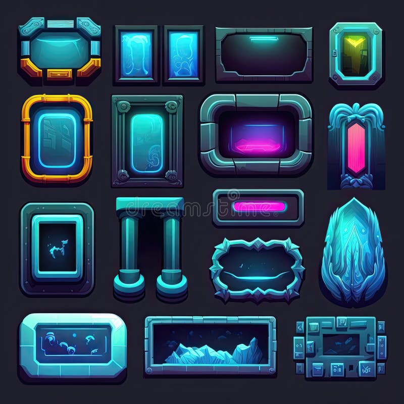 Board Rectangle Frame Game Ai Generated Stock Illustration ...