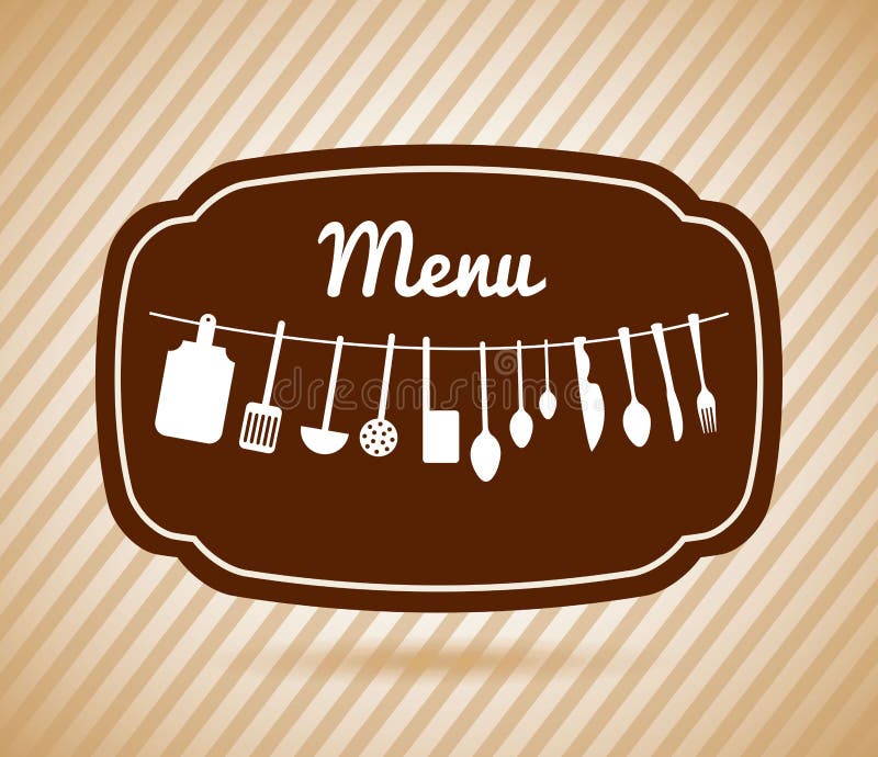 Menu restaurant design stock illustration. Illustration of creative ...