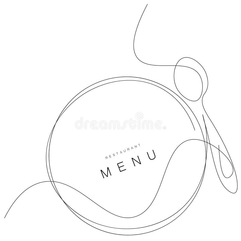 Menu Restaurant Fond Avec Illustration Vectorielle Illustration de ...
