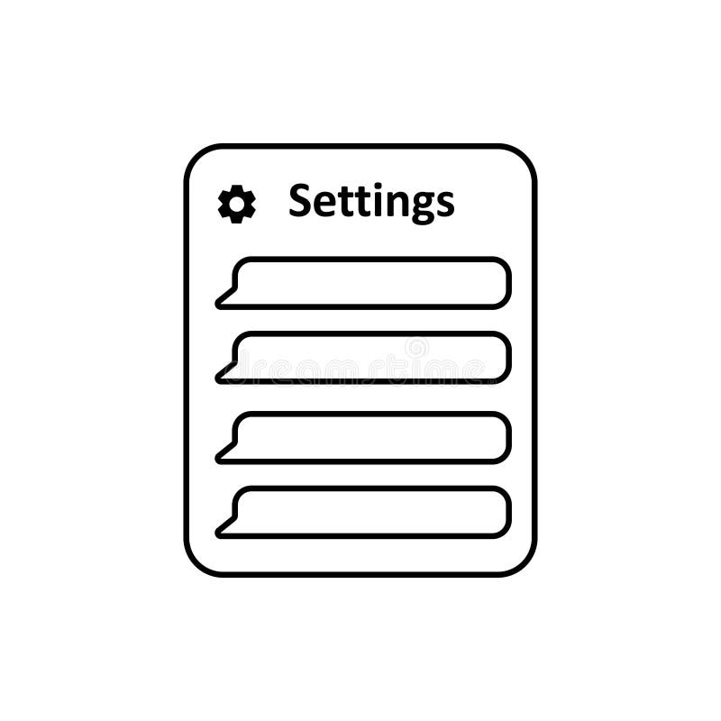 Menu Icon for Site Design. Mobile App Interface. Vector Ui Design Stock ...