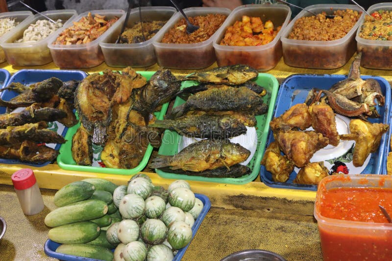 Menu of Side Dishes on the Table in the Evening Stock Image - Image of ...