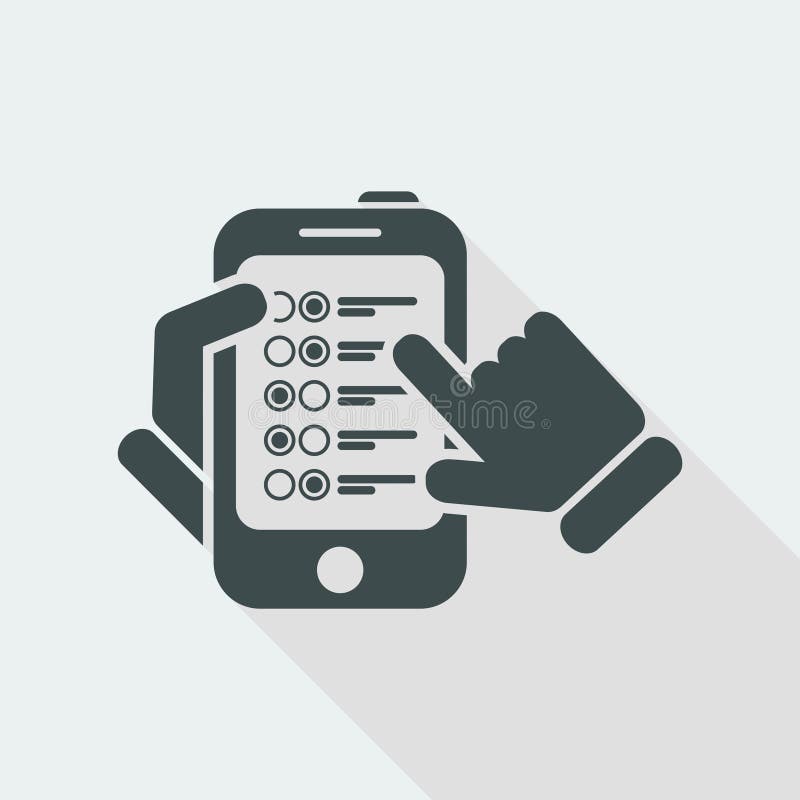 Menu smartphone stock vector. Illustration of icon, setting - 117818523