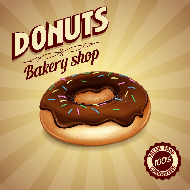 Menu sweet donut stock vector. Illustration of food, fruit - 63837258