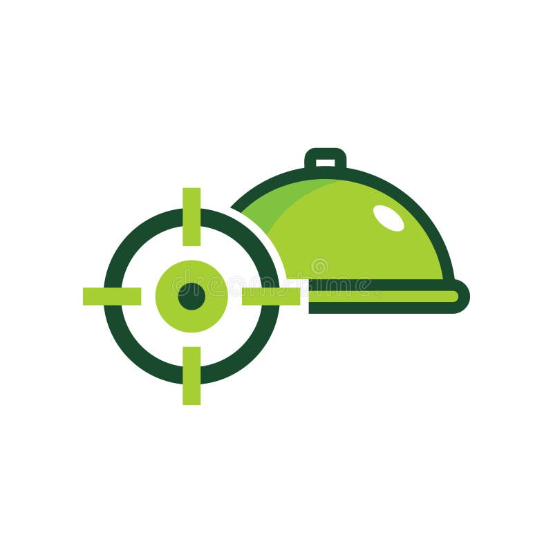 Menu Target Logo Icon Design Stock Vector - Illustration of graphic ...