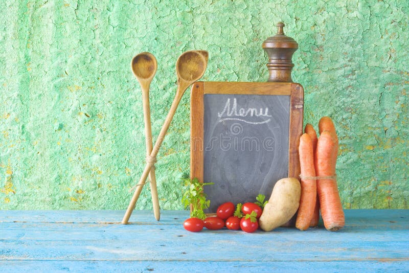 Menu Template,food Ingredients Stock Image - Image of templatefood ...