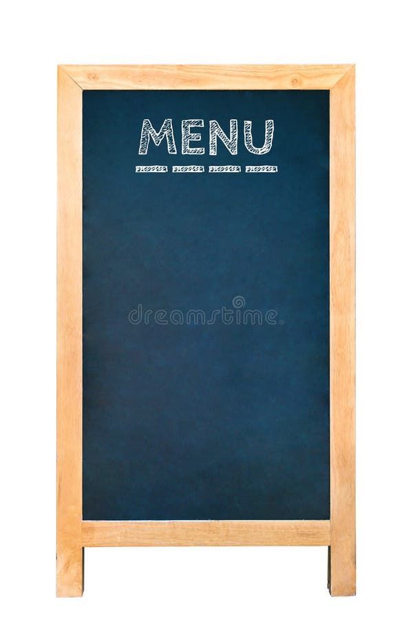 Menu Text Message on Wood Frame Board Stock Image - Image of hire ...