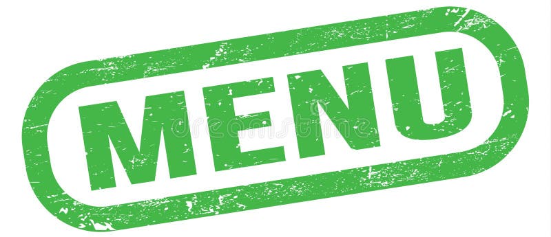 MENU of the DAY Text on Blue Round Stamp Sign Stock Illustration ...