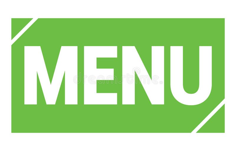 MENU of the DAY Text on Blue Round Stamp Sign Stock Illustration ...