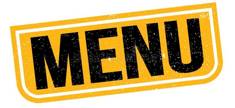 MENU of the DAY Text on Blue Round Stamp Sign Stock Illustration ...