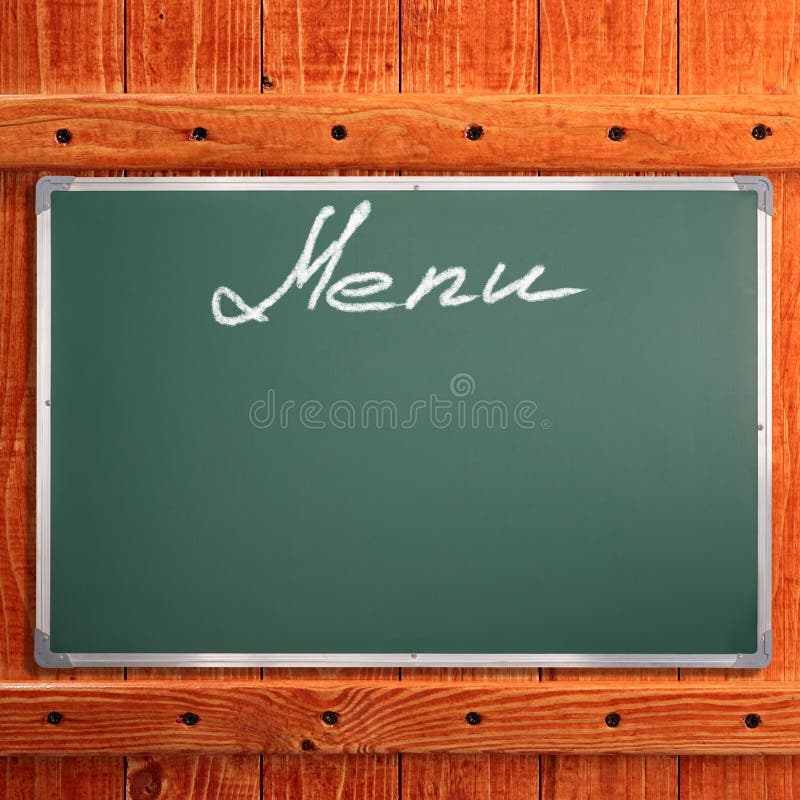 MENU title stock photo. Image of empty, cuisine, chalk - 96017744
