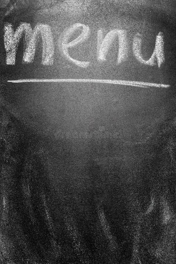 Menu title stock image. Image of list, dinner, chalk - 39886279