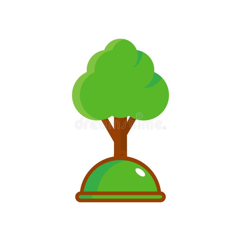 Menu Tree Logo Icon Design stock vector. Illustration of ecology ...