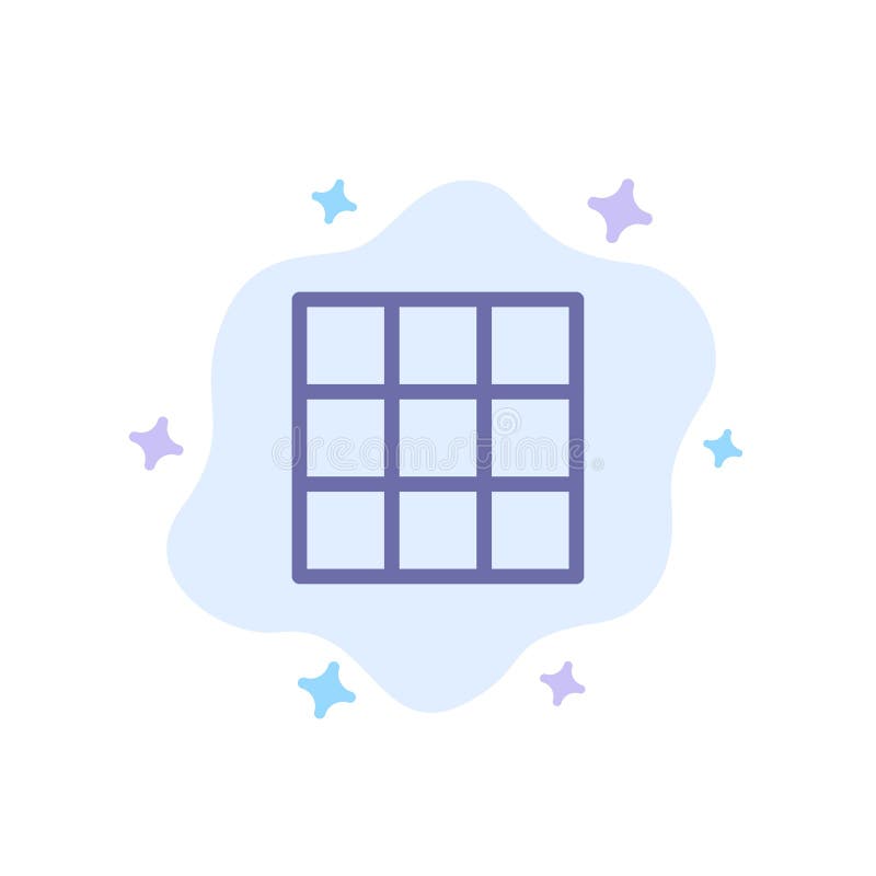 Basic blue color Logo stock vector. Illustration of edges - 112754402