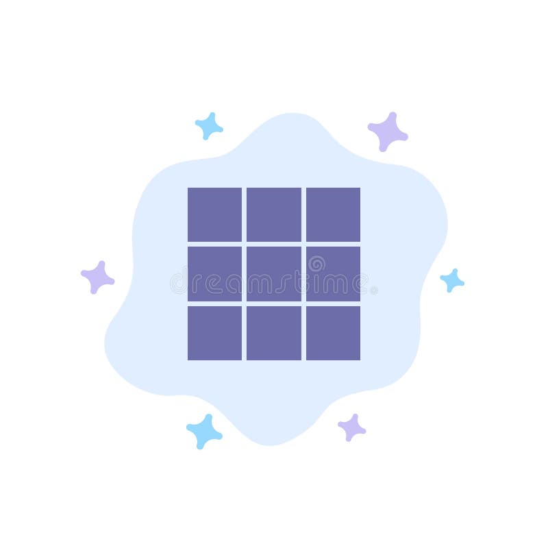 Basic blue color Logo stock vector. Illustration of edges - 112754402