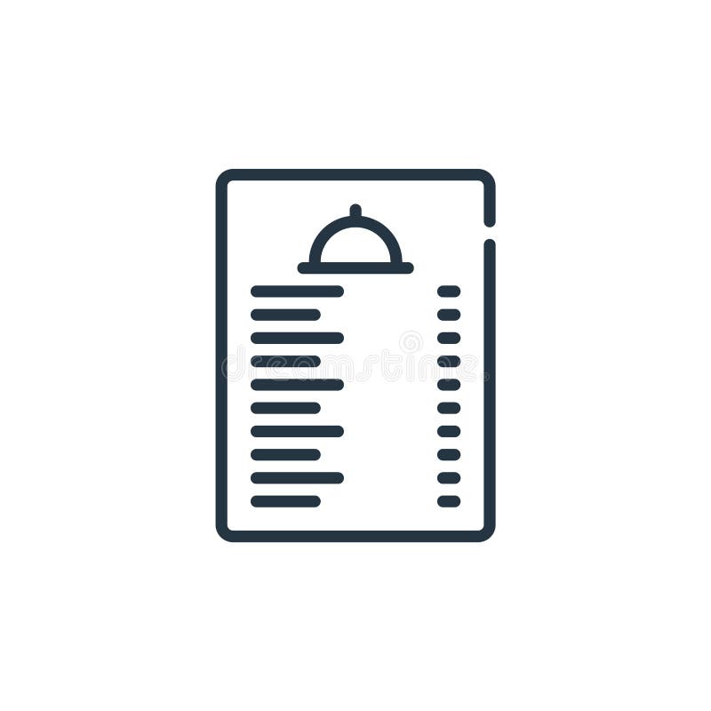 Menu Vector Icon. Menu Editable Stroke. Menu Linear Symbol for Use on ...