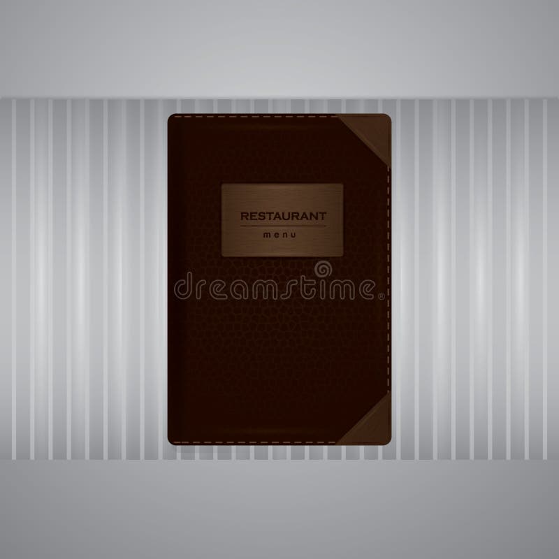 Menu Book. Vector Illustration Decorative Background Design Stock Photo ...