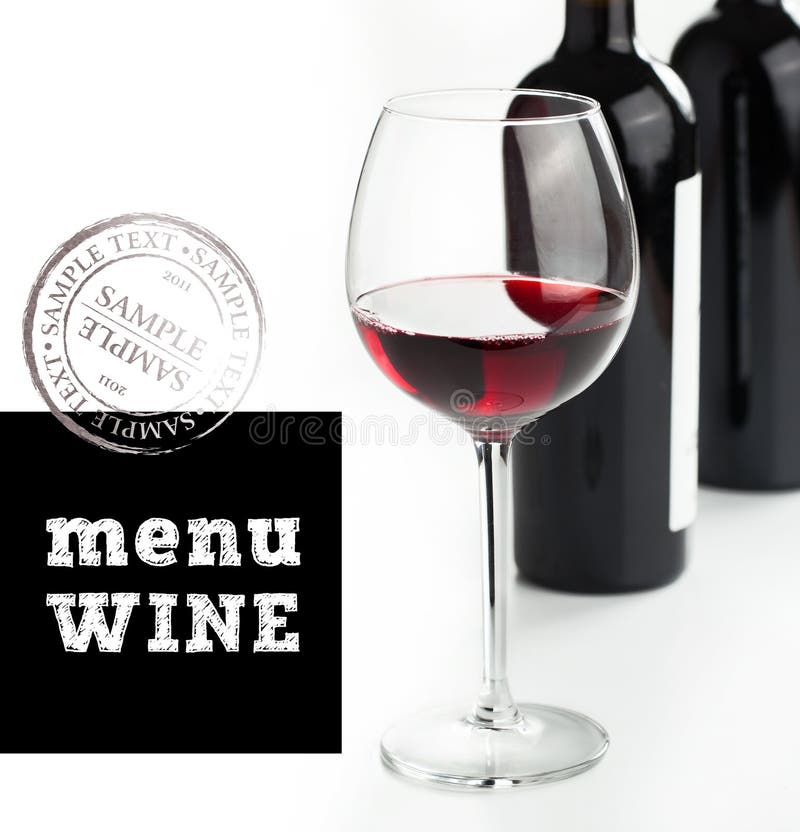 Menu wine project stock photo. Image of pour, celebration - 181625836
