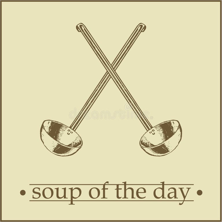 Menu2 - Soup of the Day Page Stock Vector - Illustration of item ...