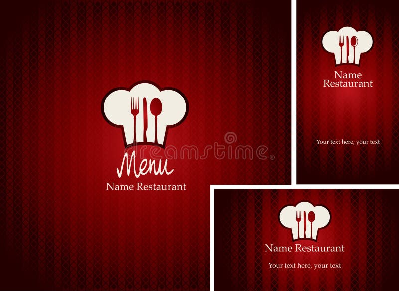 Menus com fundo vermelho ilustração do vetor. Ilustração de fundo ...