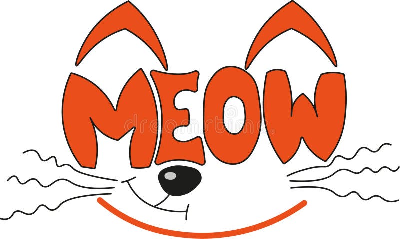Letters Meow Stock Illustrations – 201 Letters Meow Stock Illustrations ...
